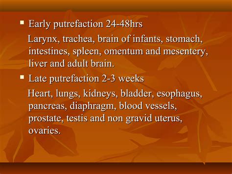 Post Mortem Changes Notes By Dr Armaan Singh PPT