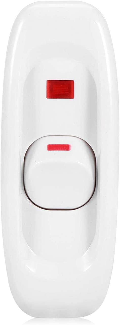 Inline Cord Switch Ac 250v 10a Inline On Off Table Desk Lamp Cord Cable Switch With Led