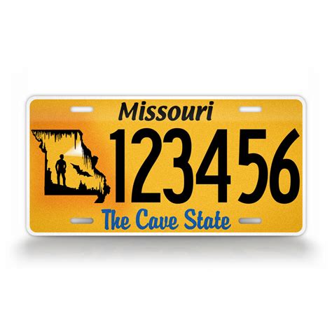 Personalized Missouri Cave State License Plate Signsandtagsonline