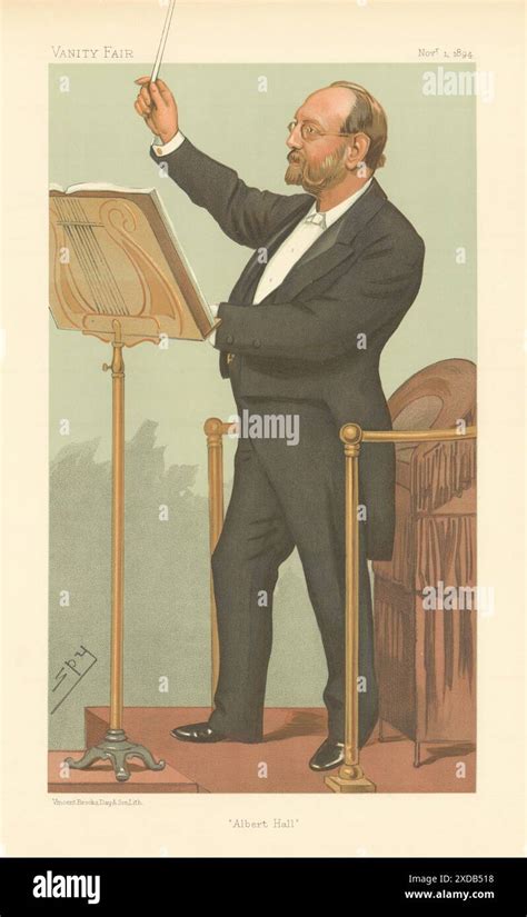 Vanity Fair Spy Cartoon Sir Joseph Barnby Royal Albert Hall Music