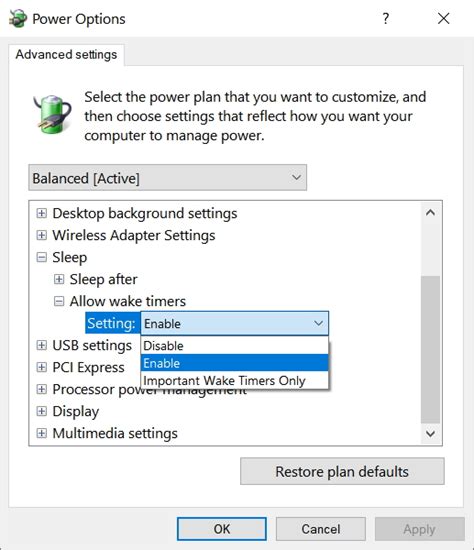 Enable Or Disable Wake Timers In Windows 10 Page 2 Tutorials