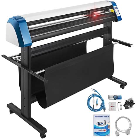 53 Vinyl Cutter Plotter Sign Cutting Machine Wsoftware3 Blades Lcd