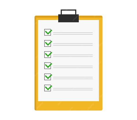 Premium Vector Checklist