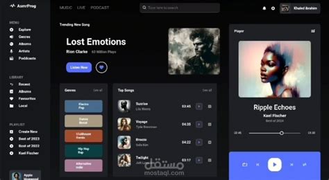 Development Of A Music Streaming Platform Using Javascript Html Css Nodejs Python And Sql