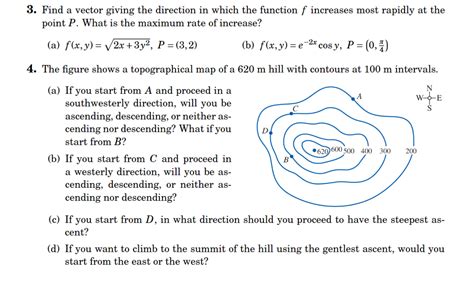 Solved Find A Vector Giving The Direction In Which The Chegg Com