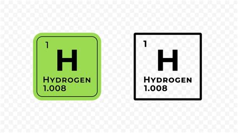 Hydrogen Periodic Table Square