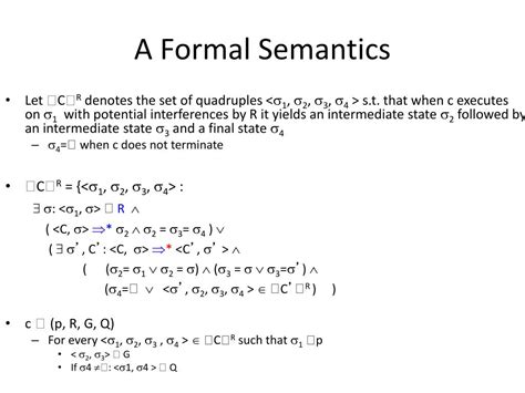 ppt noam rinetzky lecture 8 axiomatic semantics rely guarantee take ii powerpoint