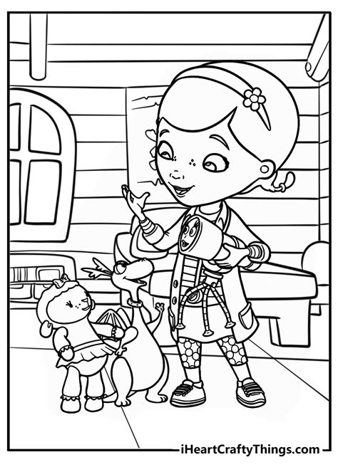 Doc Mcstuffins Stuffy Coloring Pages [2025]