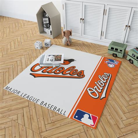 Baltimore Orioles Mlb Baseball American League Floor Carpet Rug Mat
