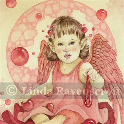 Art Print The Ruby Angel The Mystic Garden Glastonbury