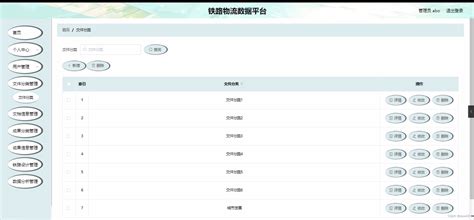 【附源码】java毕业设计铁路物流数据平台java毕设货物运输平台设计项目 Csdn博客