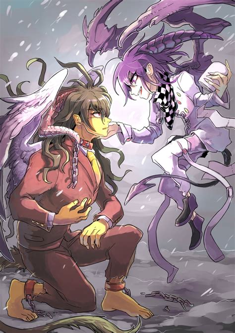 Oma Kokichi And Gokuhara Gonta Danganronpa And More Drawn By Kumakoro Tetsupag Danbooru