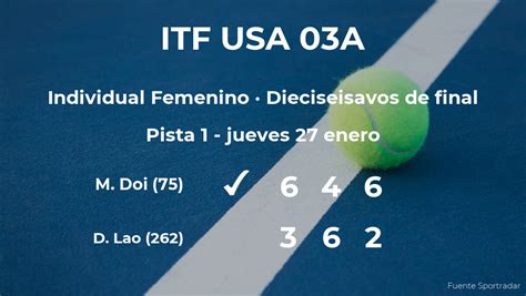 La Tenista Misaki Doi Pasa A La Siguiente Ronda Del Torneo De Orlando