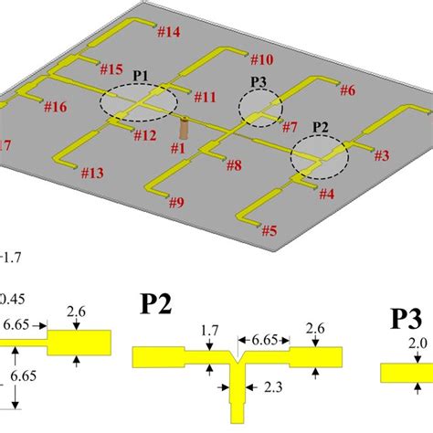 The Geometry Of The Proposed Array Antenna A Side View B Driven