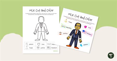 Martin Luther King Jr Worksheet Martin Luther King Jr And His Dream