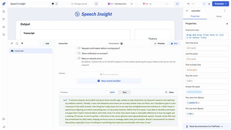 Build An Audio Transcriber And Analyzer Using Tooljet And Openai