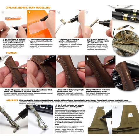 Ak Interactive Metallic Liquid Markers Copper