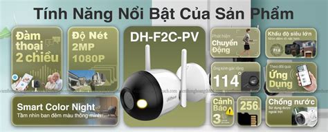Camera Dh F2c Pv 2mp Wifi Dahua Dual Light