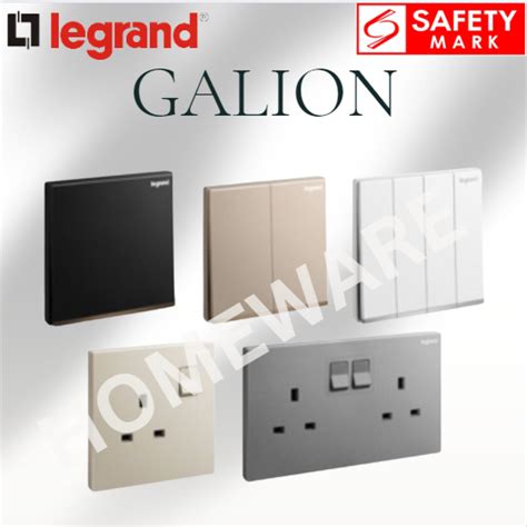 SG Seller Legrand Galion Switch Socket Champagne Silver Rose Gold White Ready Stock Shopee