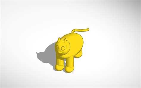 3d Design Kitty Tinkercad