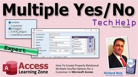 how to replace multiple yes no fields with properly relational solution in microsoft access r