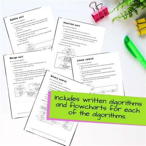 Sorting And Searching Algorithms Python Files By Nichola Wilkin Tpt