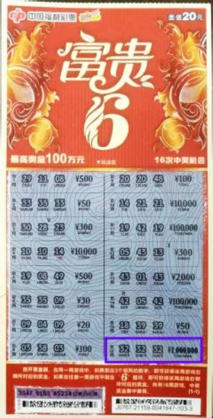 老彩民买刮刮乐中100万头奖 看到奖金数当时就愣住了彩票新浪竞技风暴新浪网