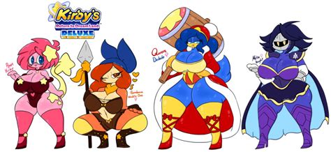 Rule 34 Bandana Waddle Dee Big Boobs Big Breasts Big Thighs Blue Body