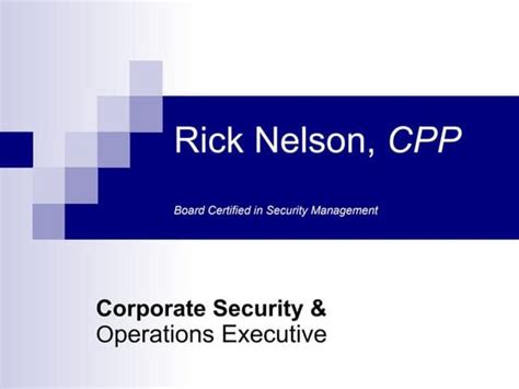 What Is The Certified Protection Professional Cpp Designation Ppt