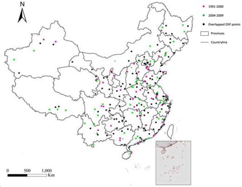 The Map Of DSP In Different Years Download Scientific Diagram