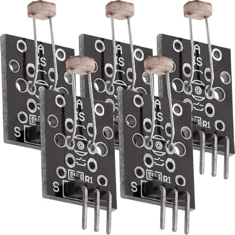 Azdelivery 5 X Ky 018 Photo Ldr Resistor Diode Photo Resistor Sensor Compatible With Arduino