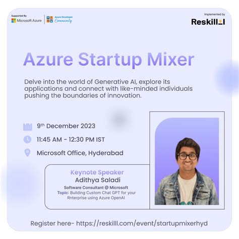 Azure Developer Community On Linkedin Azurestartupmixer Aiinnovation