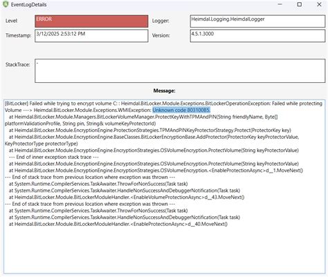 Bitlocker Issues Heimdal Assistance And Support