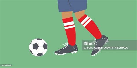 축구 축구 축구 선수가 공을 걷어차 경기장 필드 축구를하는 남자 또는 소녀 축구 게임 European Football