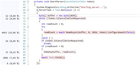 High CPU Usage Issue DotMorten NmeaParser GitHub