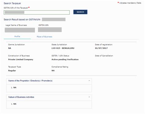 GST Verification Online Search GSTIN UIN Number India
