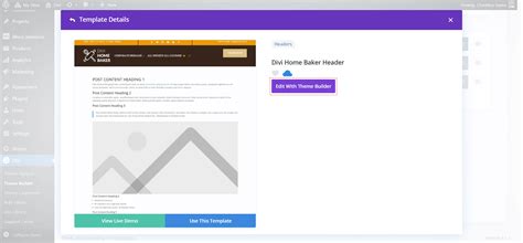 How To Edit A Template In Divi S Theme Builder Library