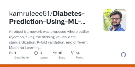 Github Kamruleee Diabetes Prediction Using Ml Classifiers A Robust Framework Was Proposed