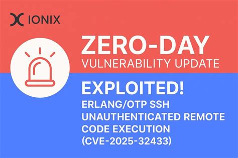 exploited erlang otp ssh unauthenticated remote code execution