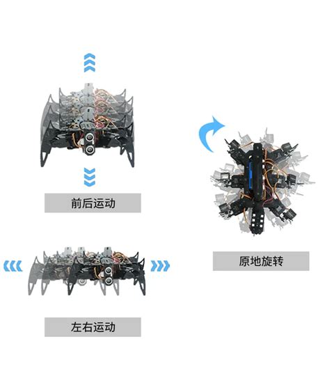 Educational Robot Hexapod Bionic Spider Forward And Backward Left And
