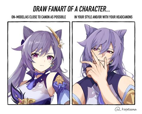 Keqing Genshin Impact Drawn By Tapeanna Danbooru