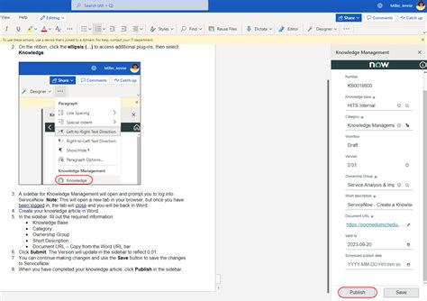 Servicenow Create A New Knowledge Article Knowledge Portal