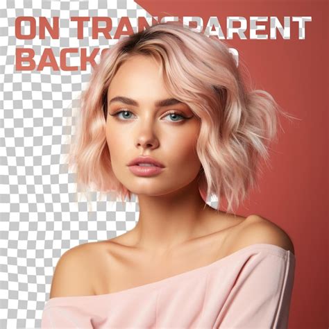 Premium Psd A Despairing Young Adult Woman With Blonde Hair From The