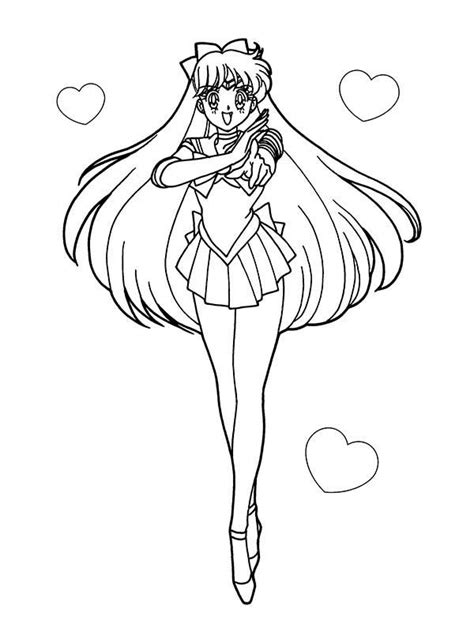Sailor Moon Characters Coloring Pages At Getdrawings Free Download
