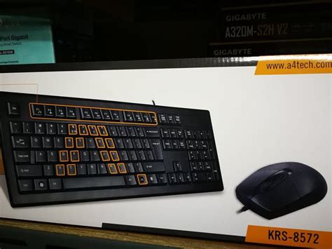 A4tech Krs 8572 Usb Keyboard And Mouse Computers And Tech Parts