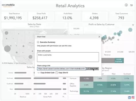 Discover The Power Of Tableau Embedded Analytics Xeomatrix Data