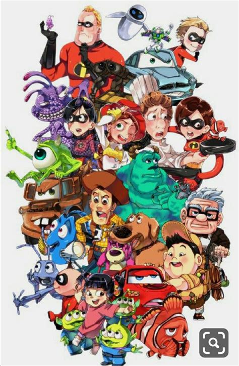 Disney Pixar Characters Wallpapers Top Free Disney Pixar Characters