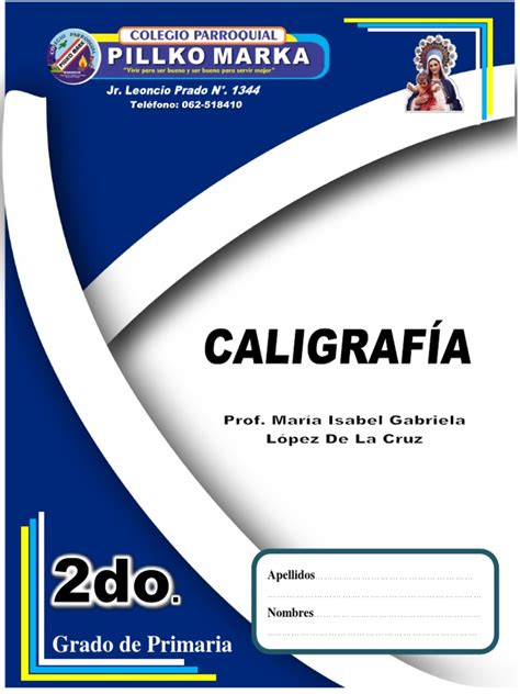 Caligrafía 2do Grado Pdf
