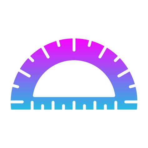 Protractor Generic Gradient Fill Icon