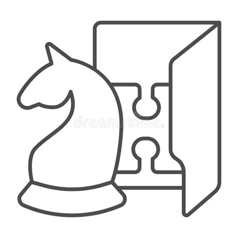 Logic Games Folder Thin Line Icon Neural Dataset Concept Vector
